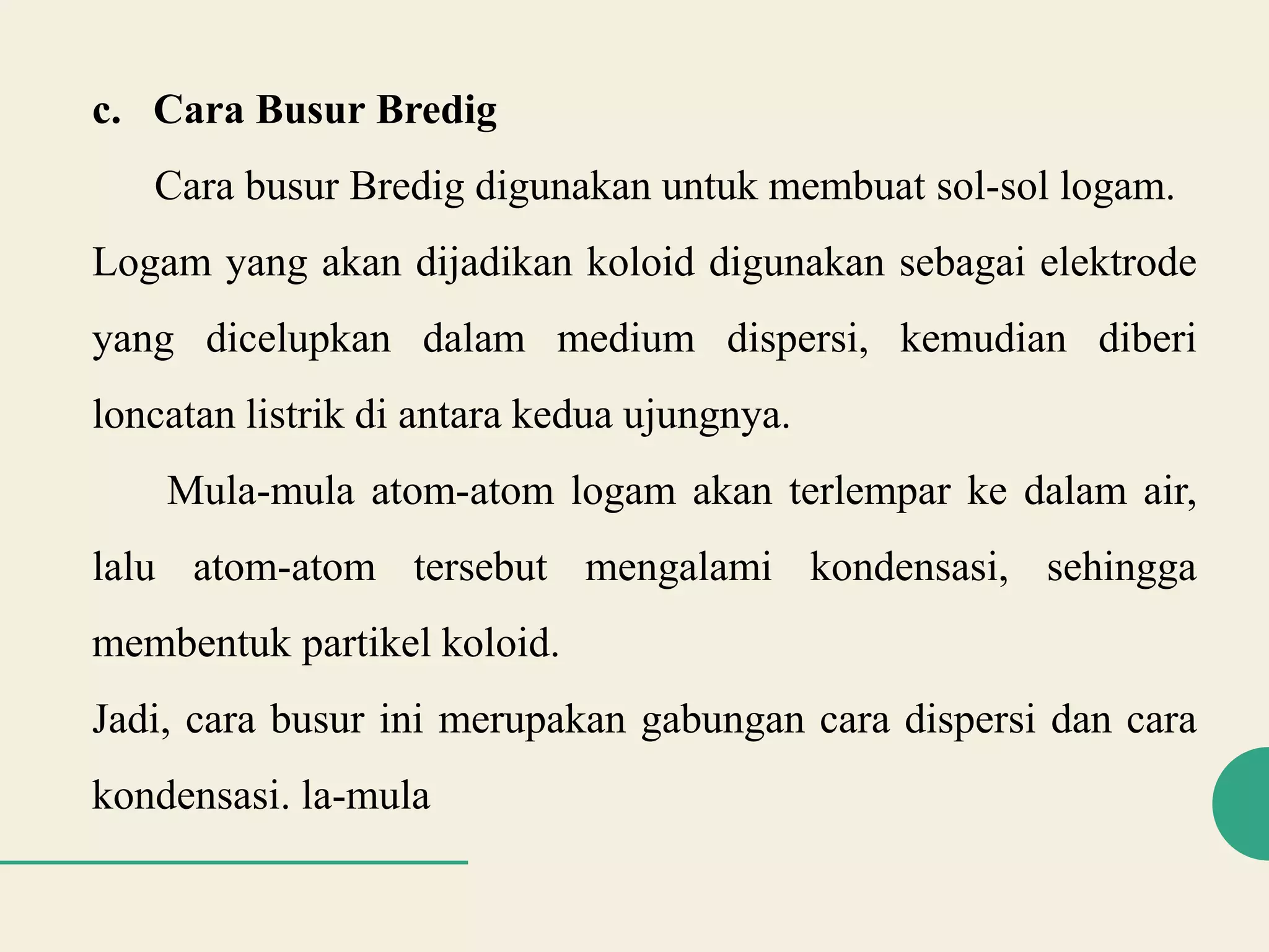 Pembuatan koloid | PPTX