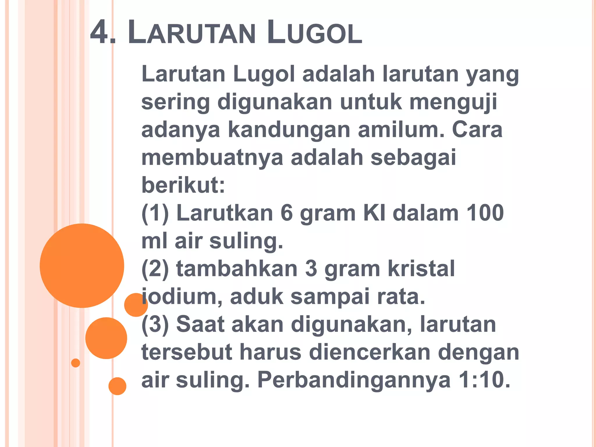 Pembuatan larutan | PPT
