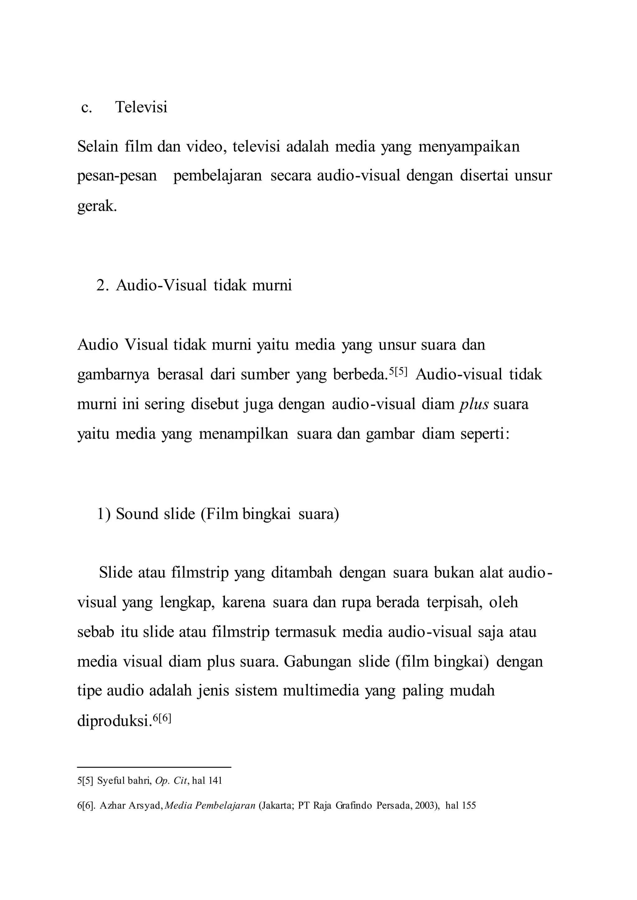 Pembuatan media audio visual | DOCX