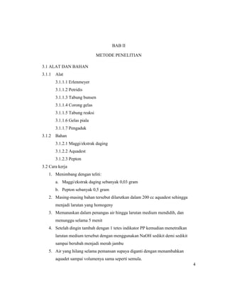 Pembuatan medium nutrient cair | PDF