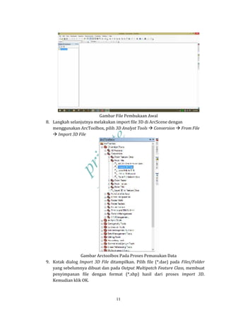 Pembuatan model 3 dimensi dan basis data spasial gedung teknik ...