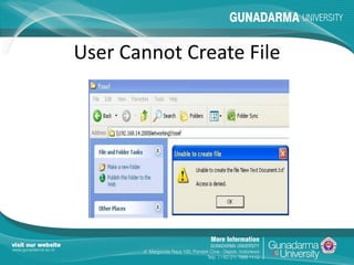 Pembuatan network attached storage dengan sistem operasi freeNAS | PDF