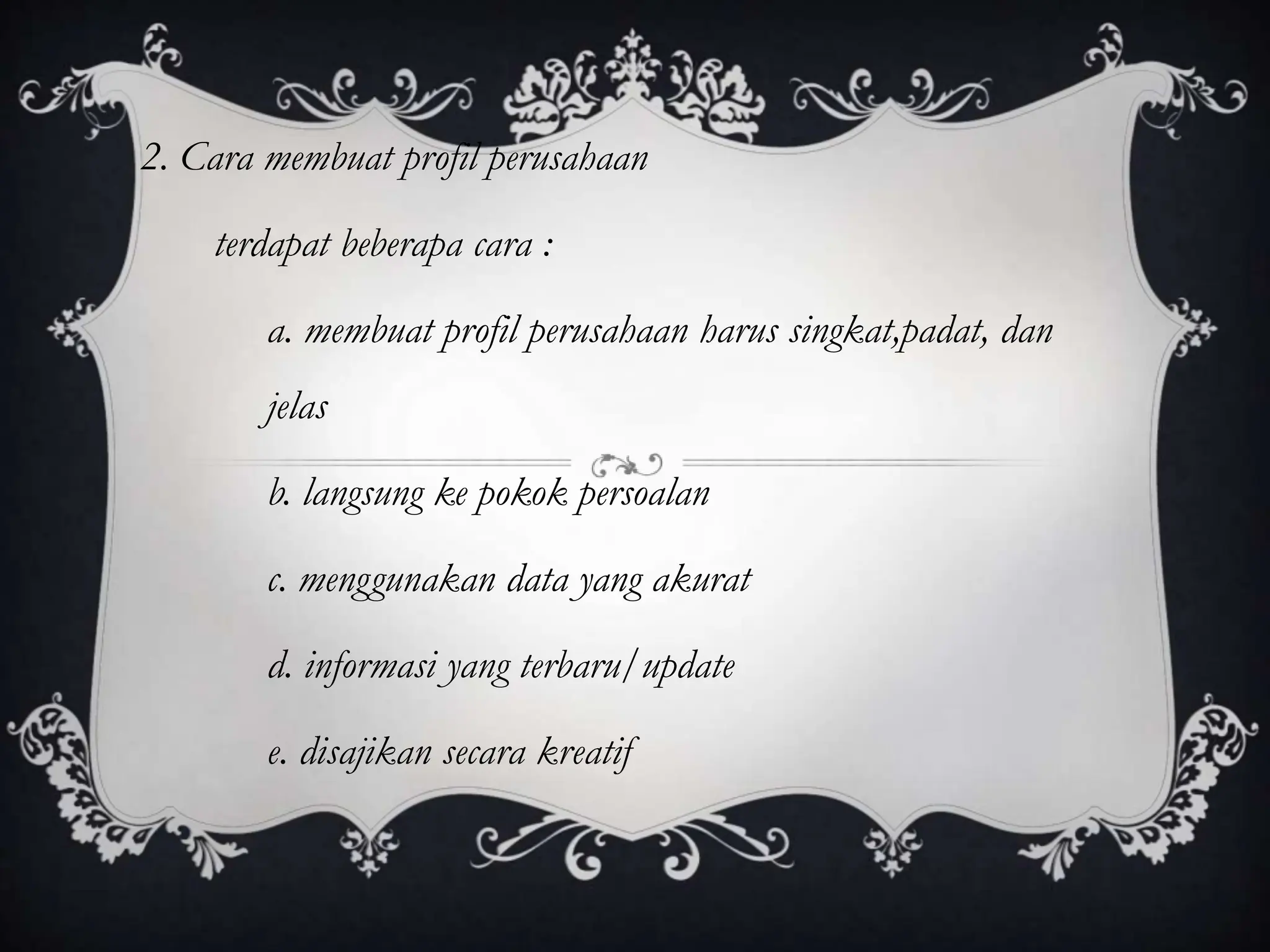 pembuatan profil humas perusahaan/instansi | PPTX