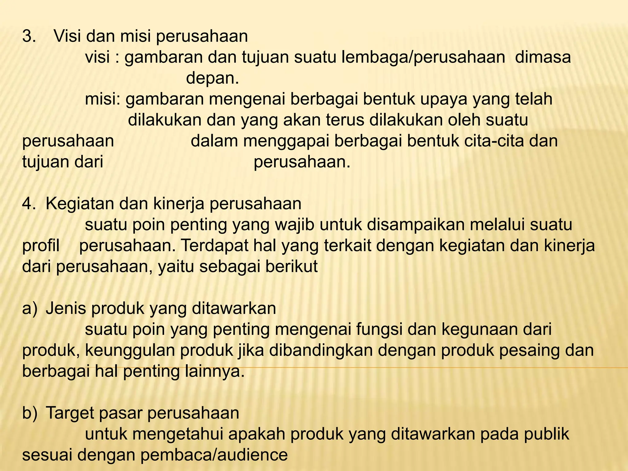 pembuatan profil humas perusahaan/instansi | PPTX