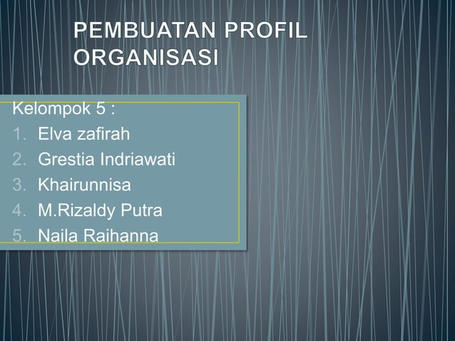 pembuatan profil humas perusahaan/instansi | PPT