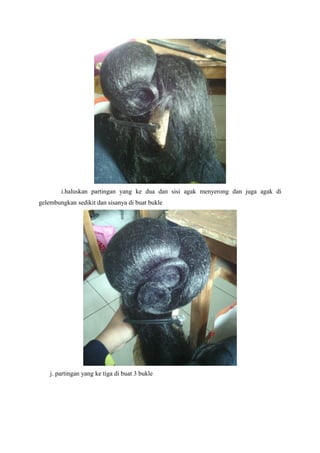 Pembuatan sanggul kreasi | PDF