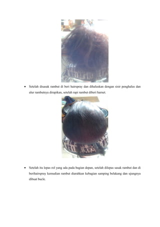 Pembuatan sanggul kreasi 2 | DOC