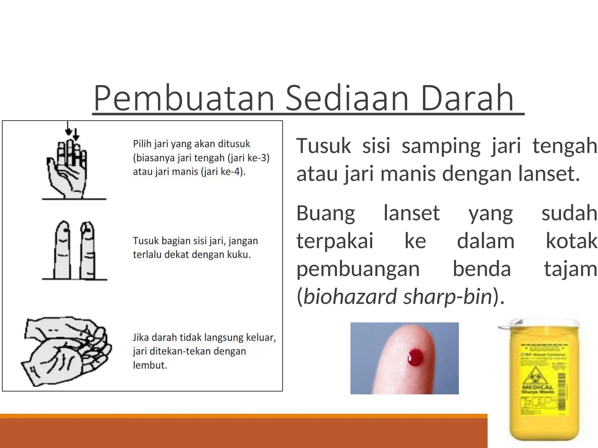 Pembuatan Sediaan Darah MalariaLABORATORIUM MALARIA | PPT