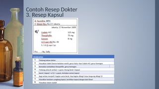 Pembuatan Sediaan Obat berdasarkan resep dokter | PPT