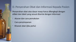 Pembuatan Sediaan Obat berdasarkan resep dokter | PPTX