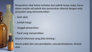 Pembuatan Sediaan Obat berdasarkan resep dokter | PPTX