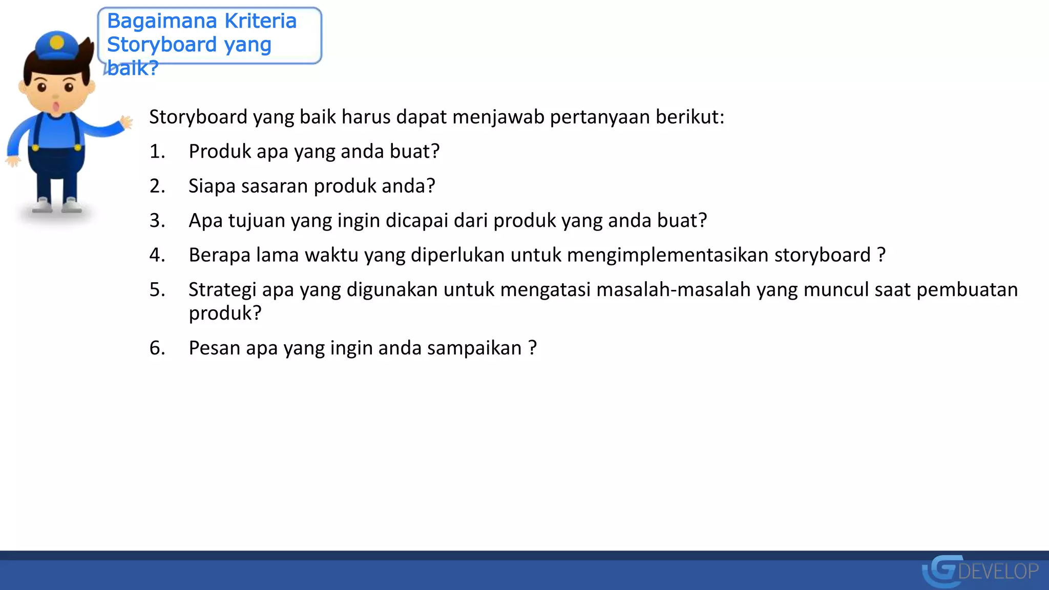 Pembuatan Storyboard Game | PPTX