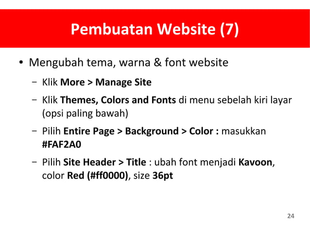 Pembuatan website dengan google site | ODP