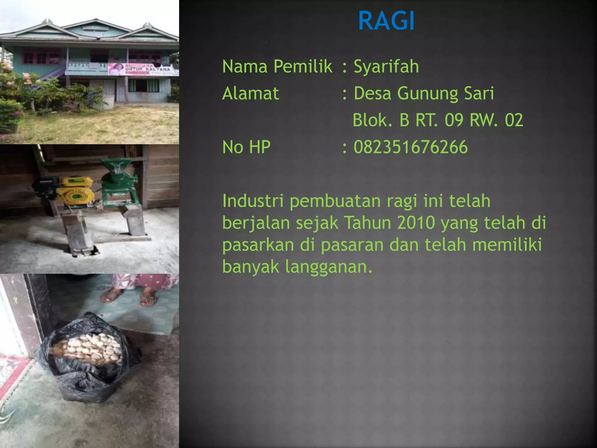 Pembuat Ragi | PPTX