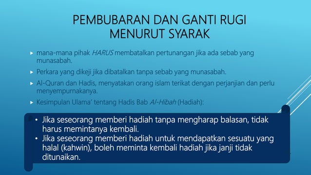 Pembubaran Pertunangan dan Ganti Rugi Menurut Undang-Undang dan Syarak ...