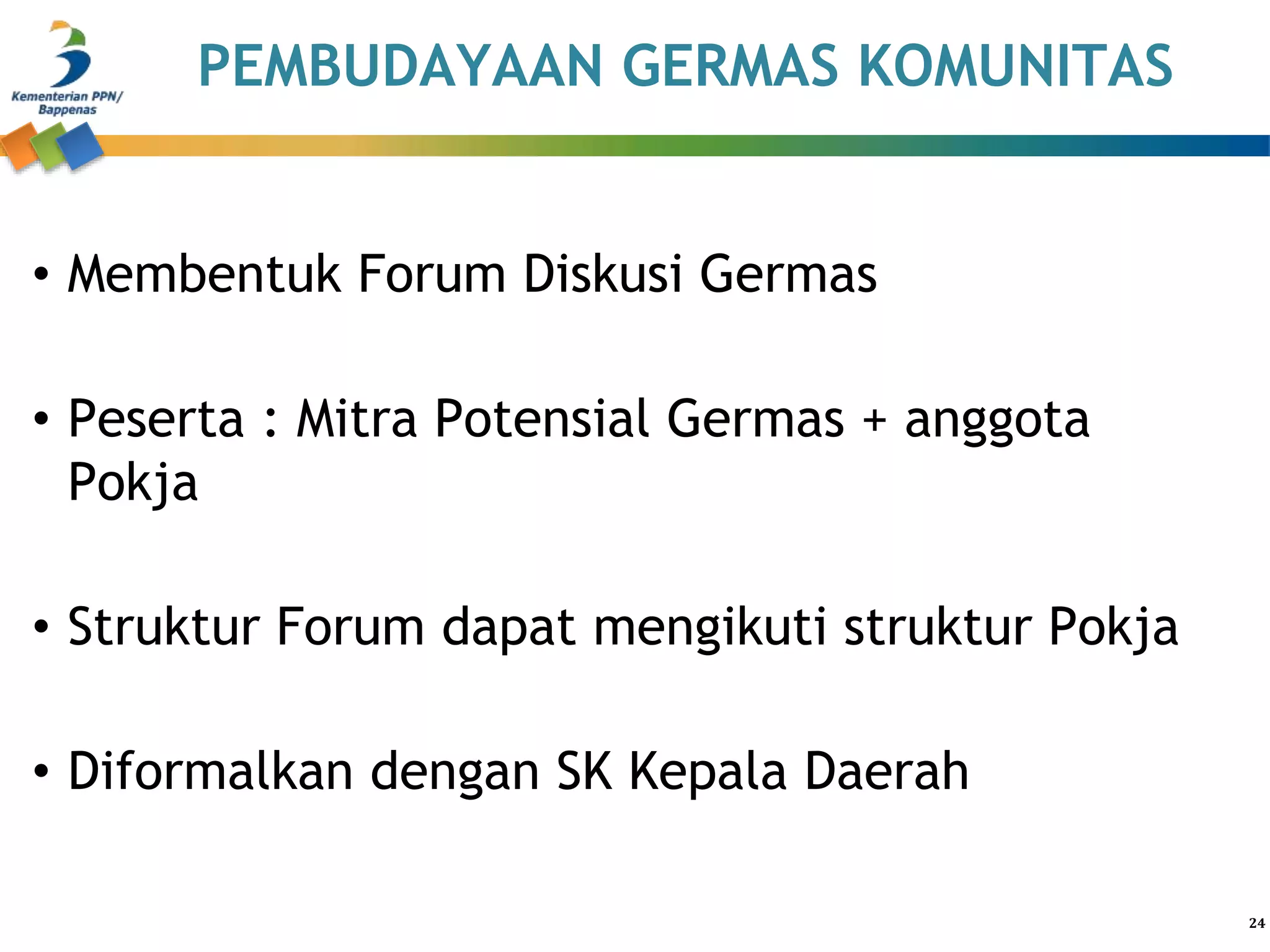 PEMBUDAYAAN GERMAS | PPTX