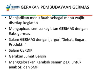 PEMBUDAYAAN GERMAS | PPTX