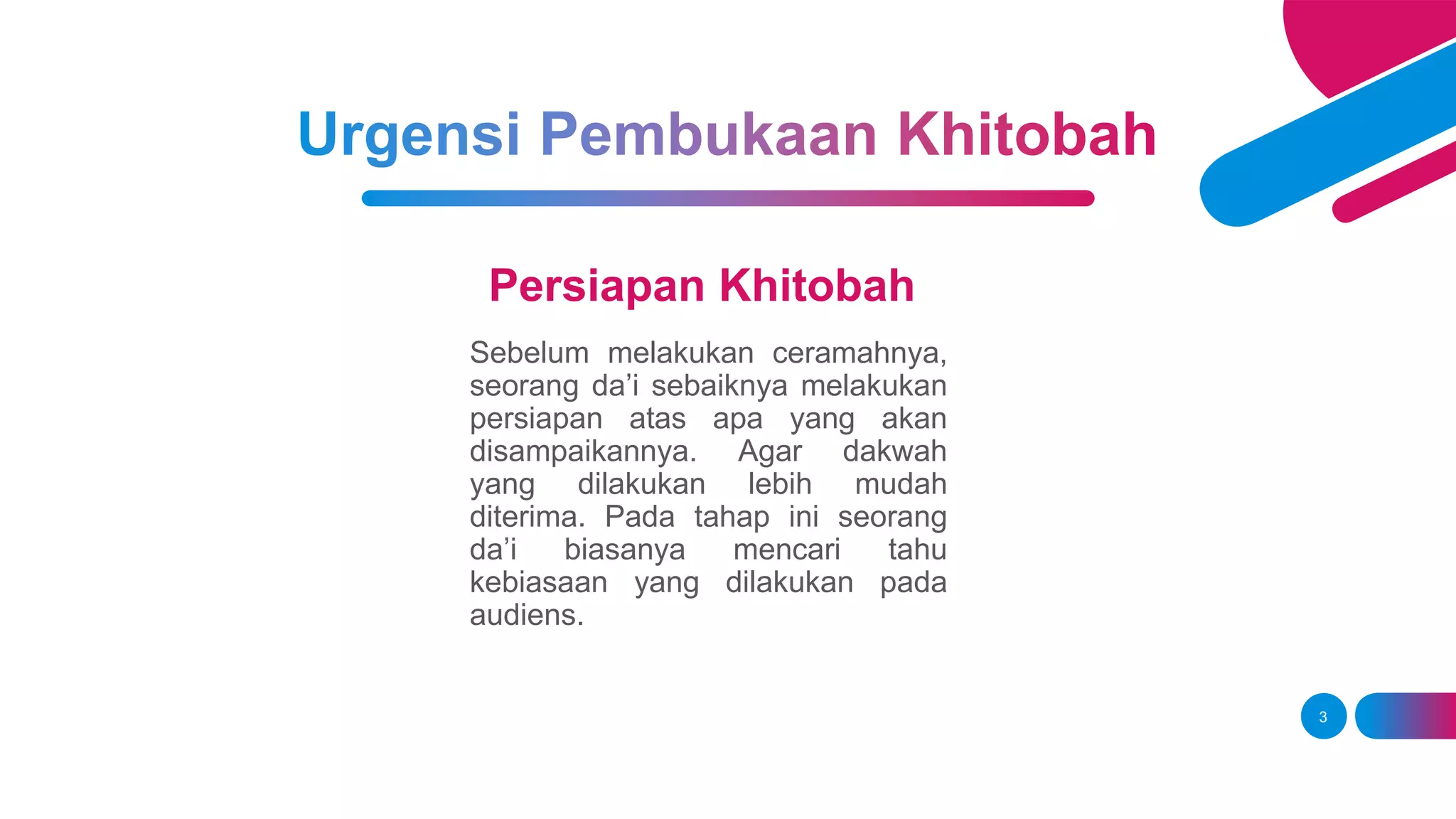 Pembukaan dan penutupan khitobah | PPT
