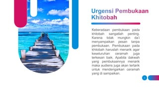 Pembukaan dan penutupan khitobah | PPTX