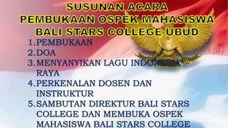 Pembukaan ospek | PPTX