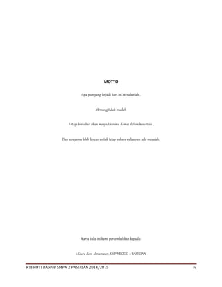 PEMBUKA (PEMBUATANN ROTI BAN) 9B | DOCX