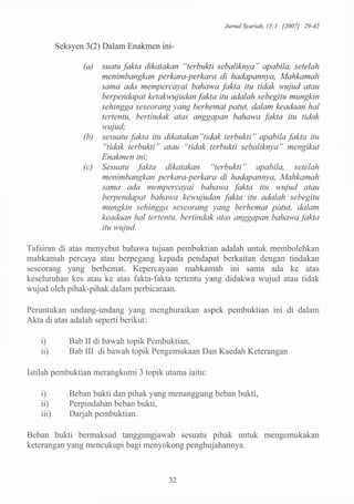PEMBUKTIAN DALAM KES HARTA SEPENCARIAN DI MAHKAMAH SYARIAH DI MALAYSIA | PDF