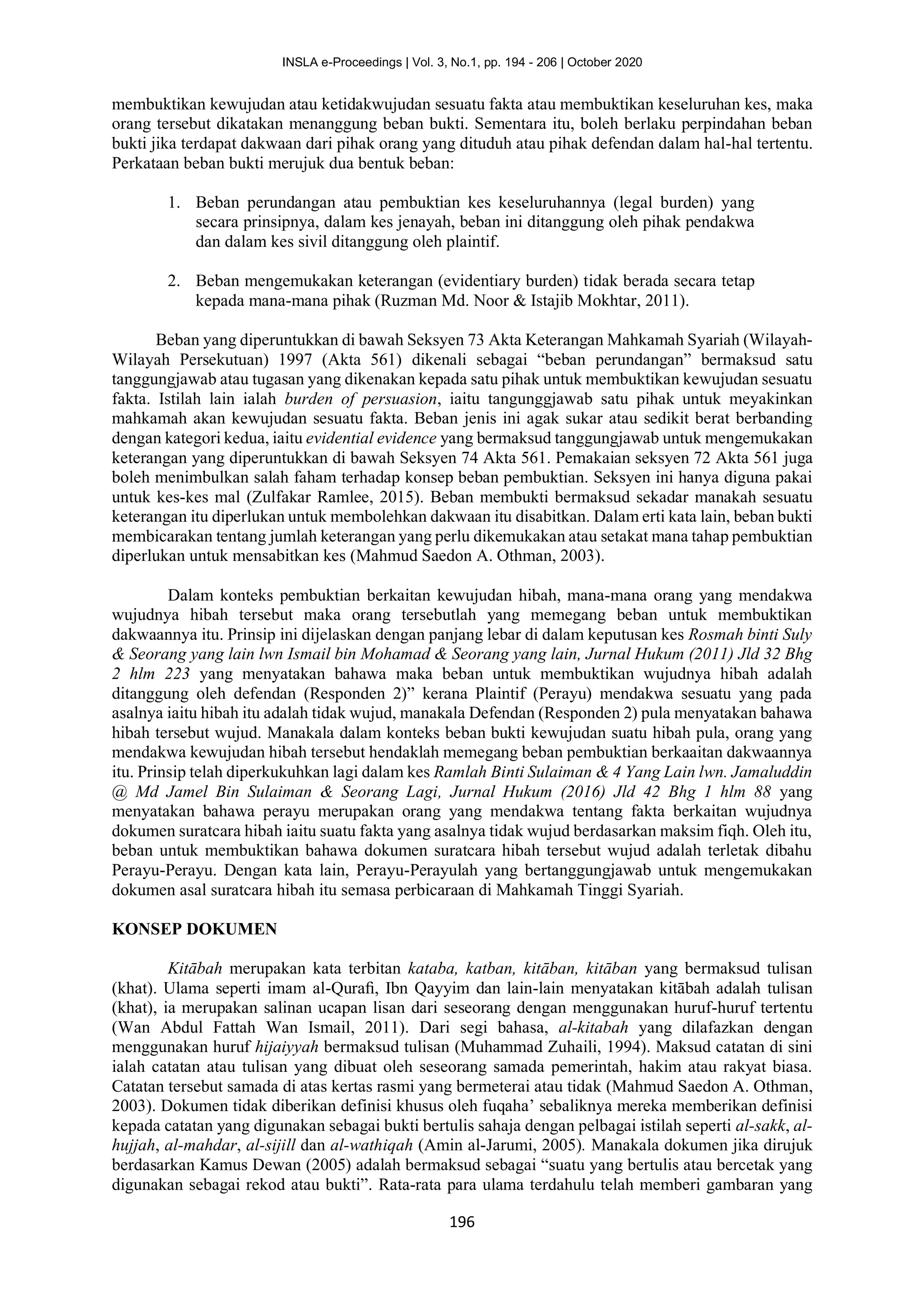 PEMBUKTIAN MELALUI DOKUMEN DALAM KES-KES PENGESAHAN HIBAH DI MAHKAMAH ...