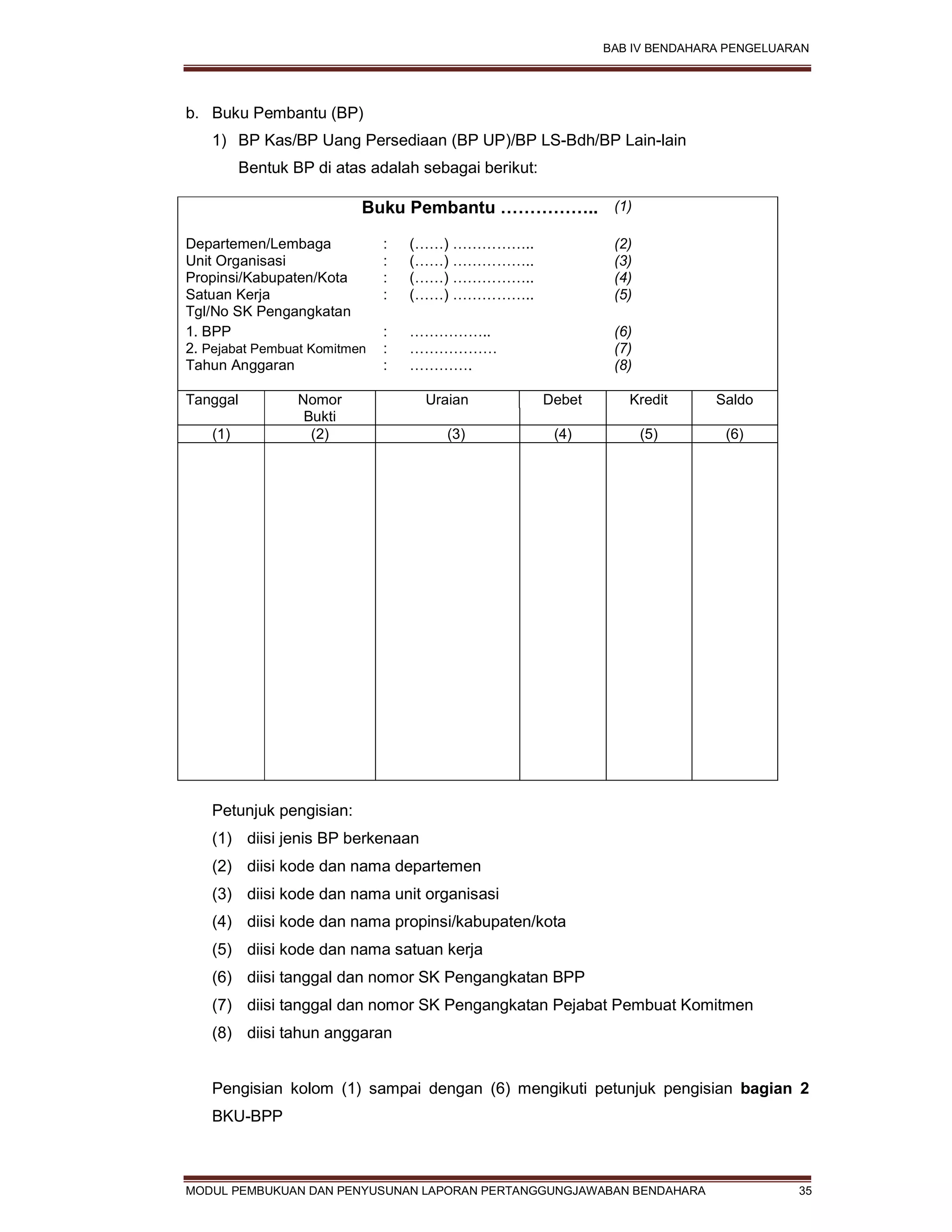 Pembukuan bendahara dan penyusunan lpj | PDF