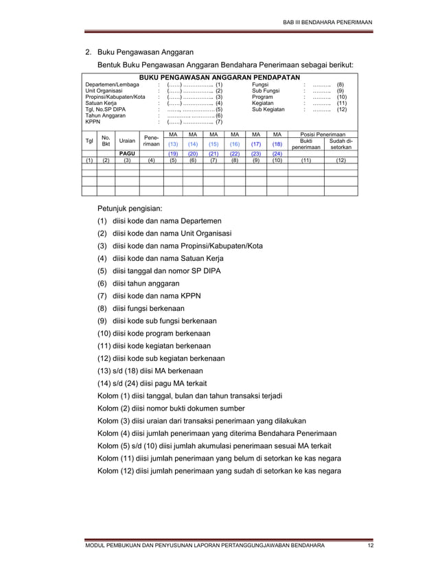 Pembukuan bendahara dan penyusunan lpj | PDF