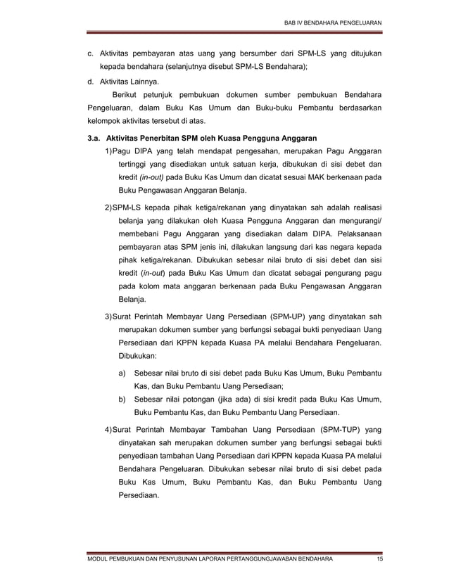 Pembukuan bendahara dan penyusunan lpj | PDF