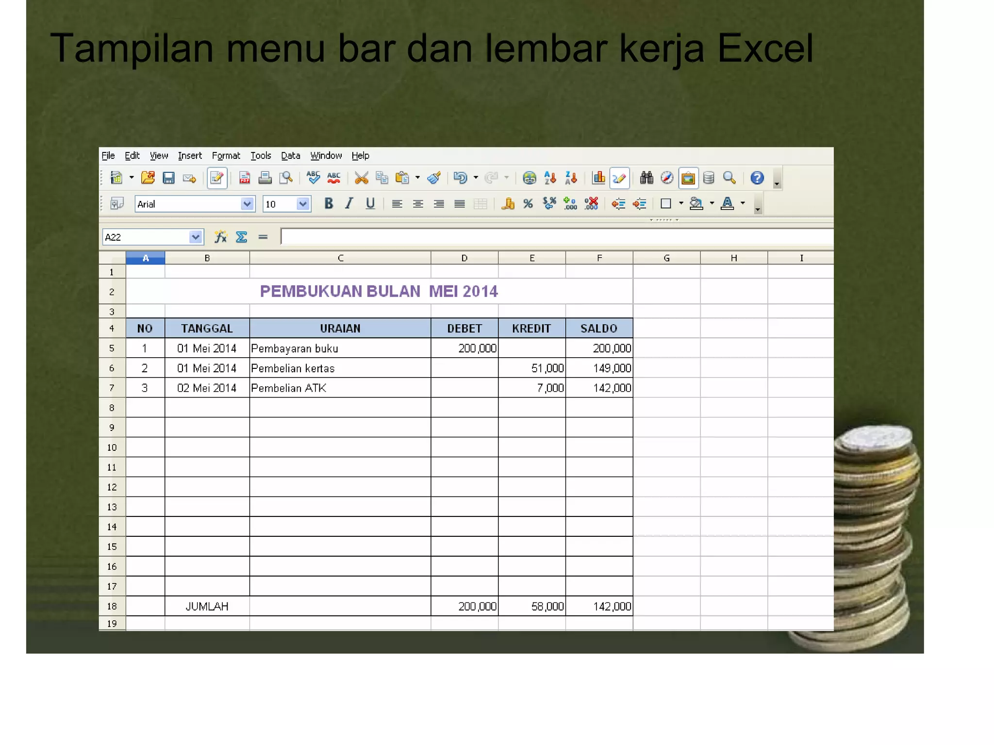 Contoh Pembukuan Sederhana Dengan Excel | PPT Contoh Pembukuan Sederhana Dengan Excel | PPT