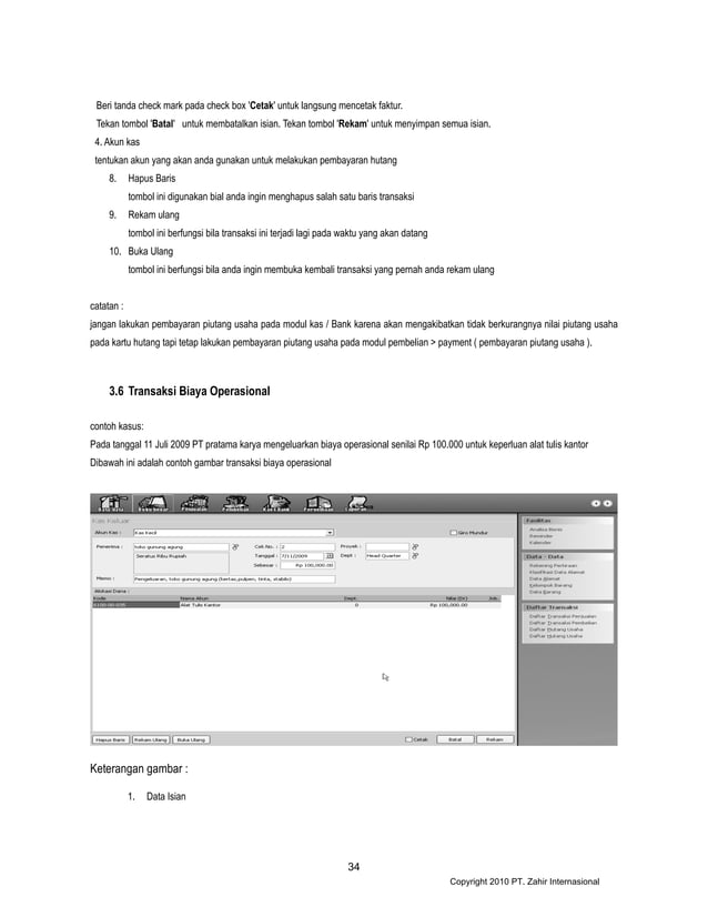 Pembukuan mudah untuk perusahaan kontraktor | PDF