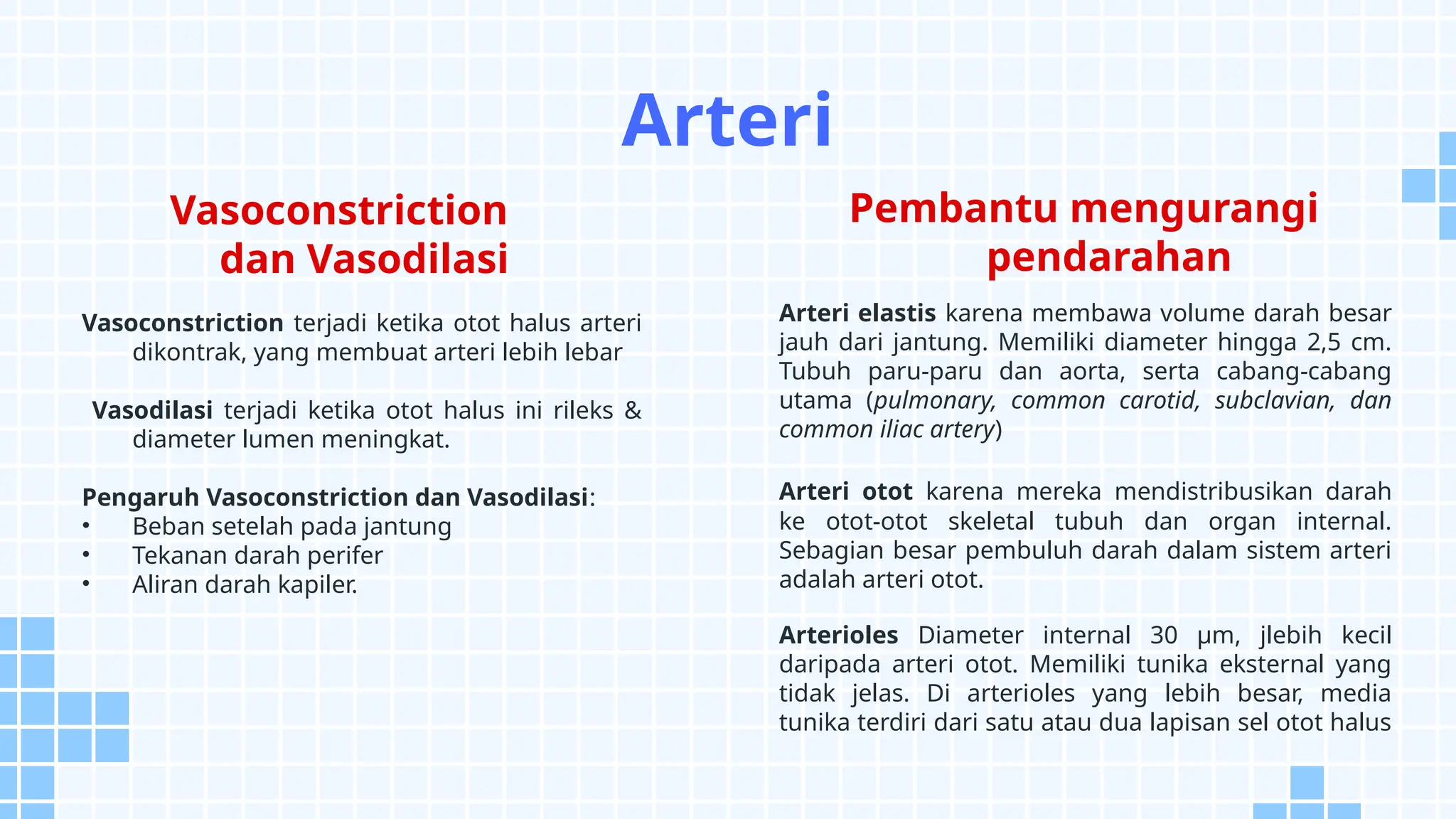 anatomi dan fisiologi sistem pembuluh darah | PPTX