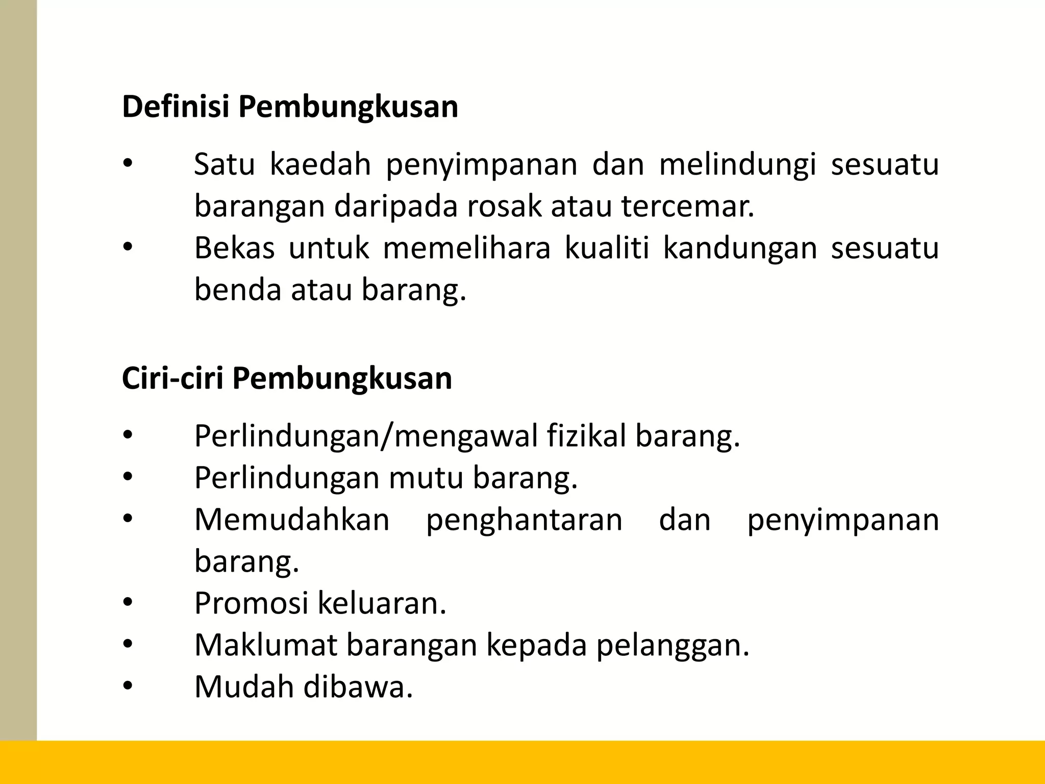 Pembungkusan | PPTX