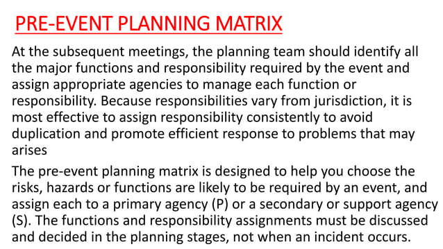 Conducting an event | PPTX