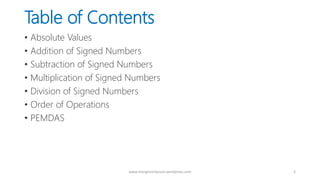 PEMDAS - The Proper Order of Mathematical Operations | PDF