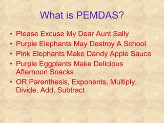 Pemdas 01 | PPT