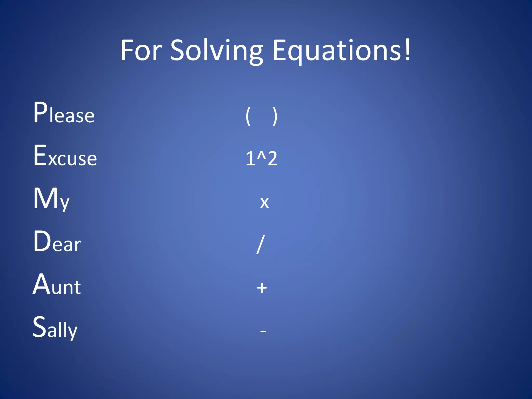 Pemdas powerpoint | PPTX