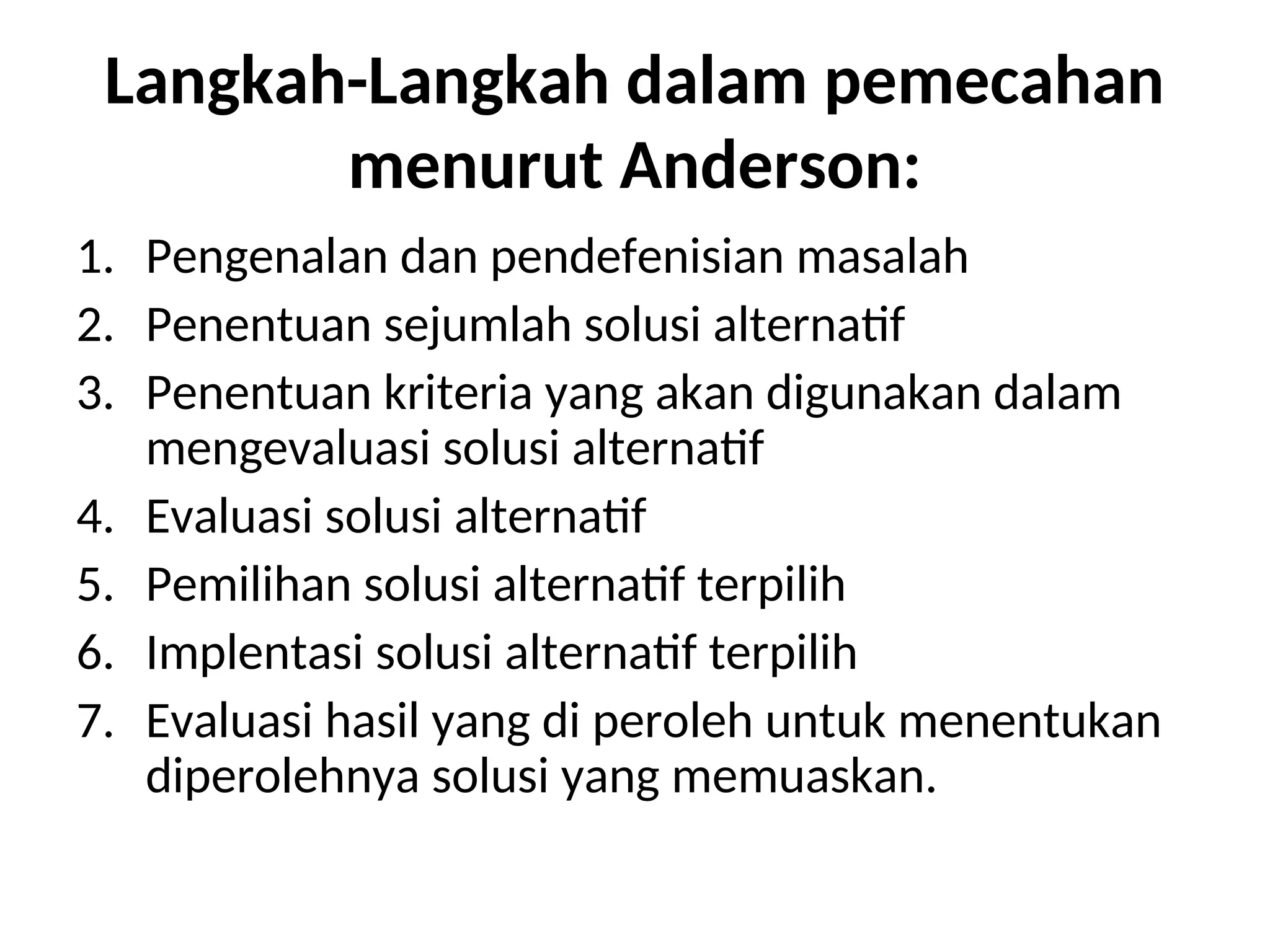 problem solving dalam kelompok kelas atau organisasi | PPT