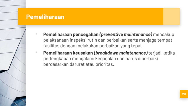 Pemeliharaan dan Keandalan kelompok 4 | PPTX