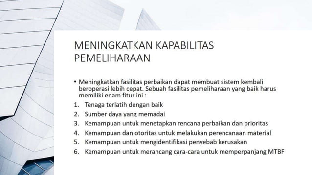Pemeliharaan dan Keandalan kelompok 4 | PPTX