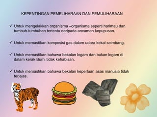 Pemeliharaan Dan Pemuliharaan Alam Sekitar | PPTX