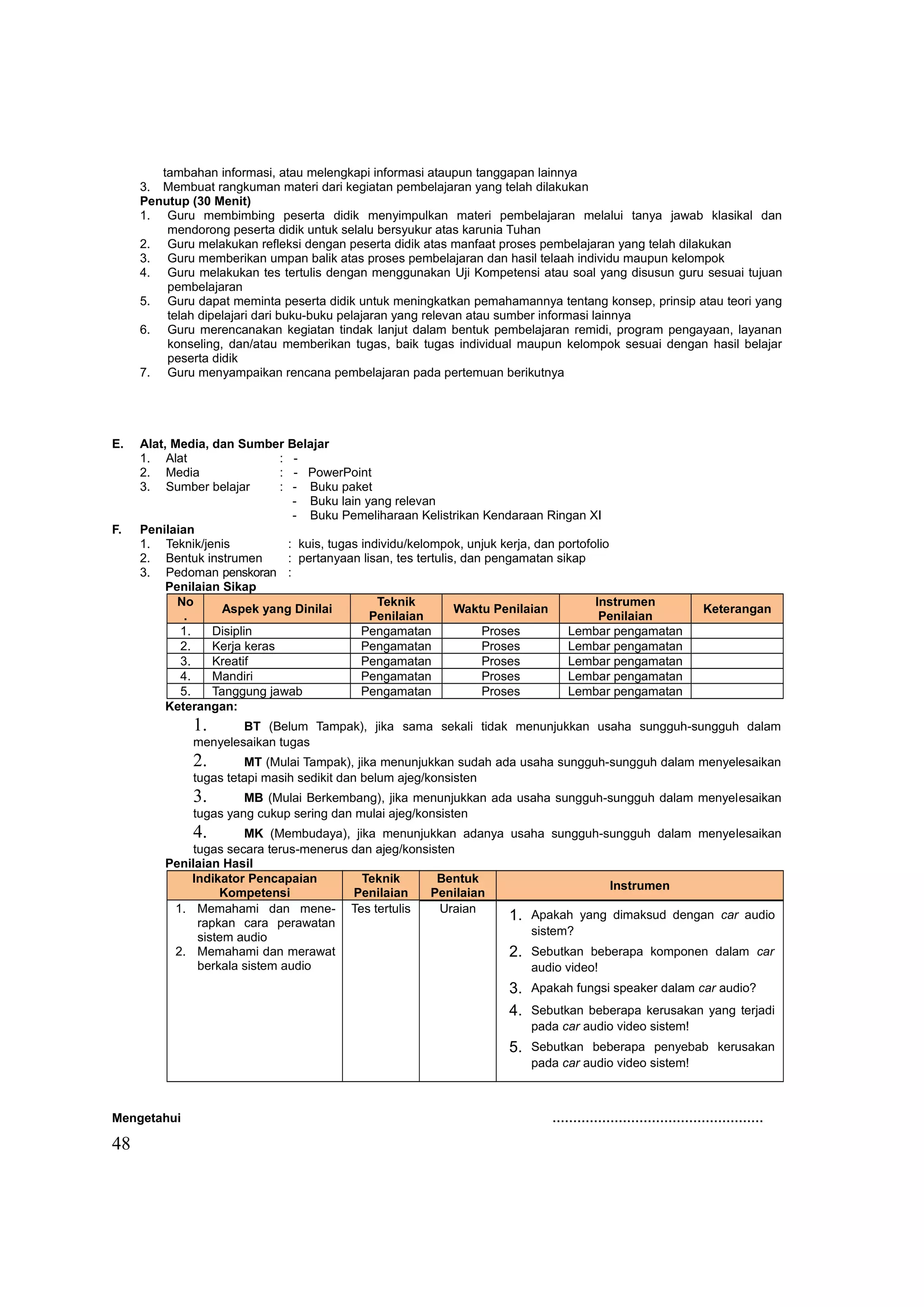 Pemeliharaan kelistrikan ringan klas xi | PDF