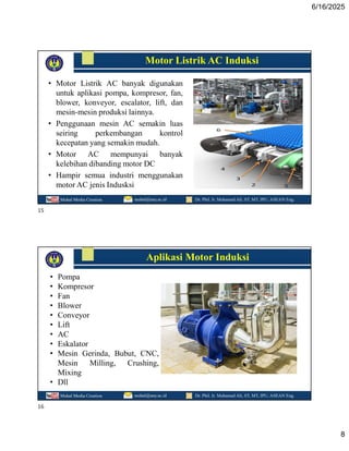 Pemeliharaan Motor lISTRIK Induksi di Industri | PDF