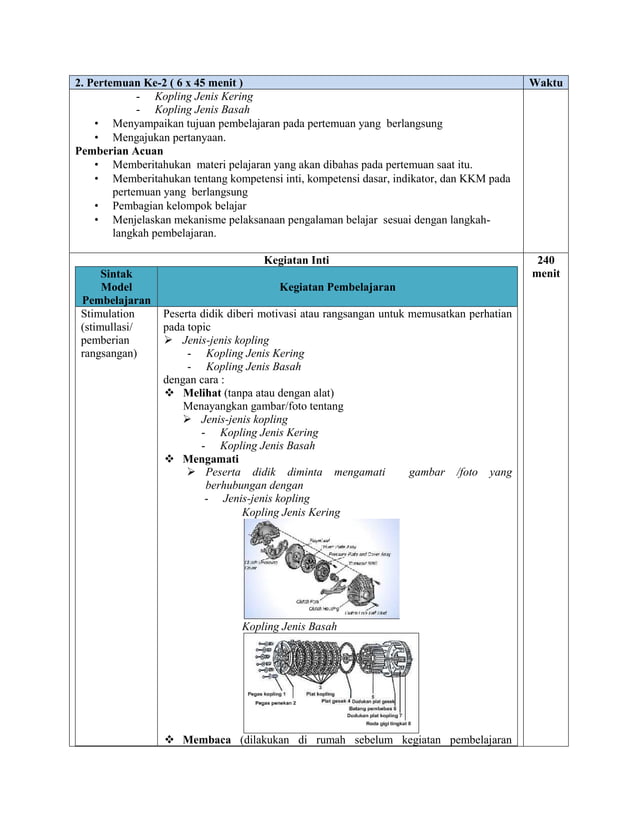 Pemeliharaan Sasis dan Pemindah Tenaga Kendaraan Ringan Kelas XI | PDF