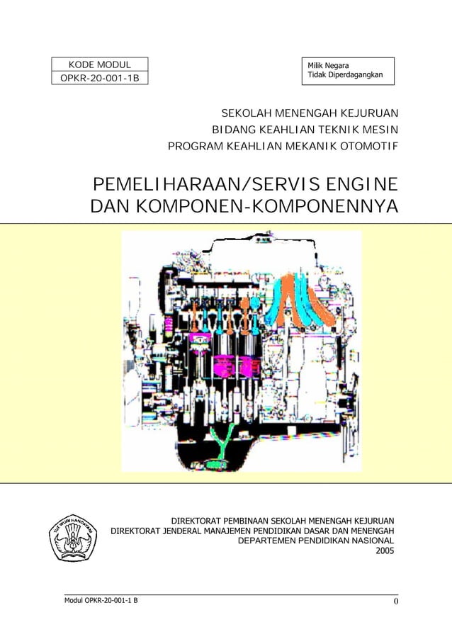 Pemeliharaan servis engine dan komponennya | PDF