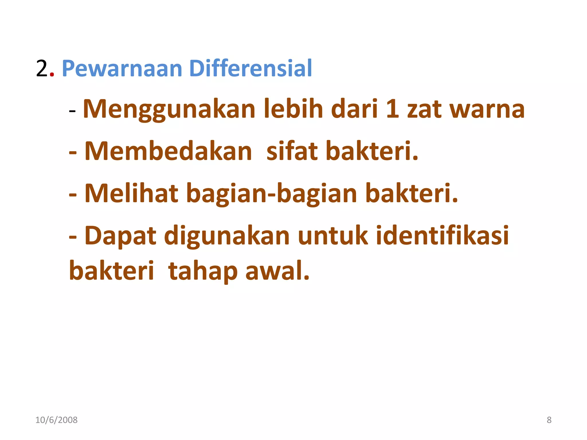 Pemeriksaan bakteri-dengan-pewarnaan | PPTX