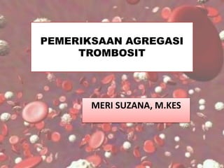 PEMERIKSAAN AGREGASI TROMBOSIT | PPTX
