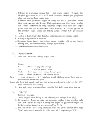 Pemeriksaan berat jenis | DOCX