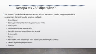 Pemeriksaan (crp) xii tlm | PPTX